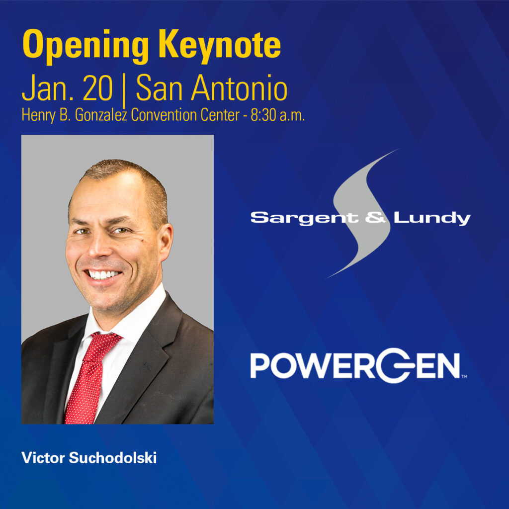 Sargent & Lundy CEO to Kick Off POWERGEN Conference | Sargent & Lundy